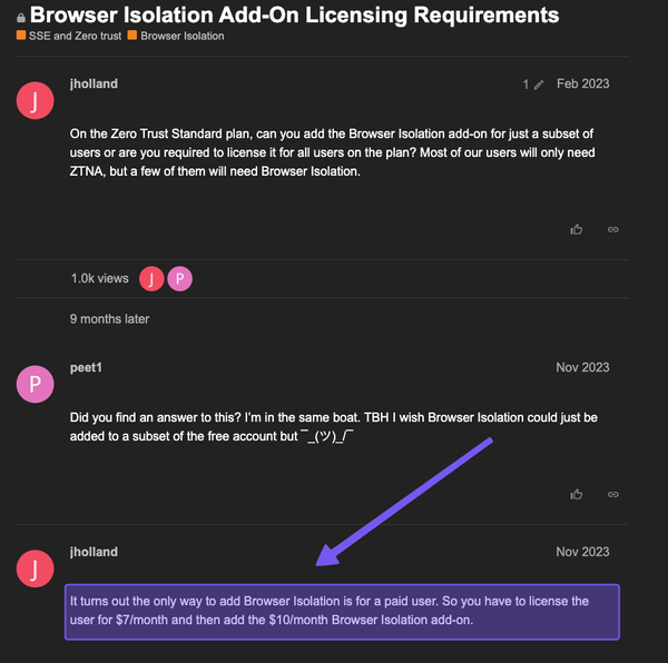 Cloudflare Zero Trust Pricing Breakdown